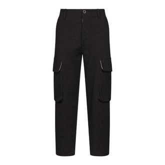Uma Wang Straight Hosen - - Trousers - Herren - Schwarzk - S