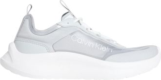 Calvin Klein Damen Light Eva Run Lup Transp Ripst Hw0hw02998 Niedriges Oberteil, White (Bright White/Pearl Grey/Silver), 39 EU