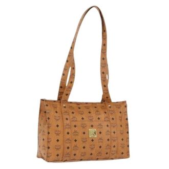 MCM Sac cabas Pre-owned - Femme - Pre-owned - Brun - Taille: ONE Size