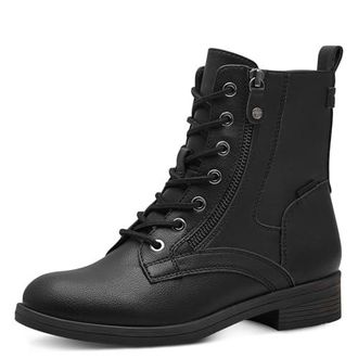 Tamaris Femme Bottines, Dame Rangers,TOUCHit,Bottes,Demi-Bottes,Bottines,Bottines à Lacets,Black,36 EU