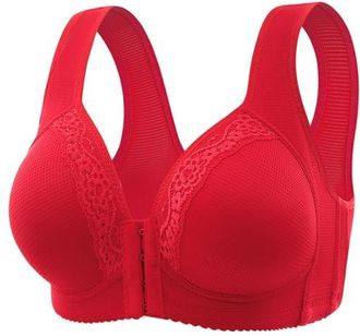 Generic Soutien-gorge en dentelle pour femme - Bretelles r&eacute;glables - Couverture compl&egrave;te - Soutien-gorge confortable sans armatures - Soutien-gorge sans armat