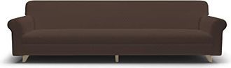 Italian Bed Linen Bezug Sofa ausziehbar Fashionable, Braun 4 Plätze