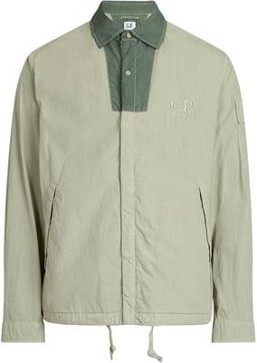 C.P. Company Veste l&eacute;g&egrave;re en coton m&eacute;lang&eacute;