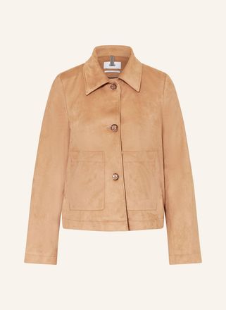 Cinque Cinque Kastenjacke Cielvis In Lederoptik braun