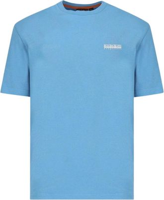 Napapijri S-Tee SS - - Tops - Herren - Blau - S