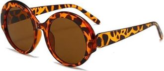 Generic Lunettes de soleil rondes rétro pour homme et femme, 9, Taille unique