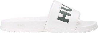 HUGO BOSS Homme Match_it_Slid_rblg_n Claquettes, Blanc Ouvert 123, 39 EU