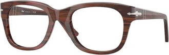 Persol unisex, Accessoires, Rouge, Taille: 51 MM Po3372V 1223 Lunettes