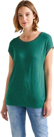Street One Damen A320136 Sommershirt, Lagoon Green, 42 EU