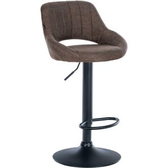 Clp Barhocker Milet Stoff braun schwarz