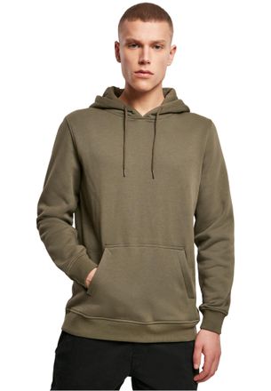 Build Your Brand Herren Kapuzenpullover Heavy Hoody, l&auml;ssiger Hoodie f&uuml;r M&auml;nner, 5XL, olive