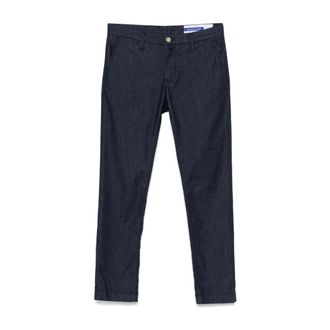 Jacob Cohen Homme, Pantalons, Bleu, Taille: W35 Pantalon Chino Denim