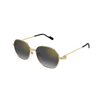 Cartier Authentische Brille mit Premium-Qualit&auml;t - - Accessories - Damen - Gelb - 56 MM