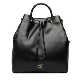 Calvin Klein Rucksack Calvin Klein Ck Drawstring Backpack LV04F3329G Schwarz