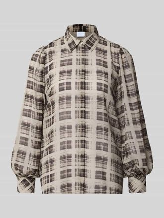 Jake*s Loose Fit Langarmbluse mit Hemdblusenkragen
