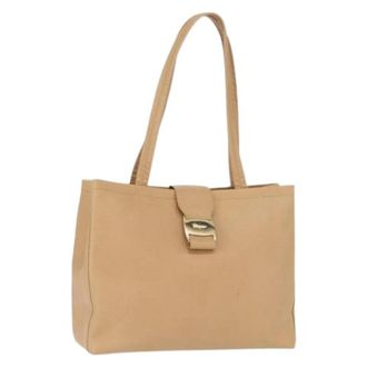 Ferragamo Pre-owned Lederhandtasche - - Pre-owned - Damen - Beige - ONE SIZE