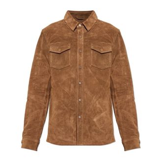 AllSaints Sully Wildlederjacke - - Jackets - Herren - Braun - S