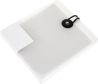 BESPORTBLE CD Aufbewahrungstasche mit Fächern Dünner und Leichter CD DVD Organizer mit Transparenter Hülle und Sicherem Verschluss für Reisen Büro und Zuhause