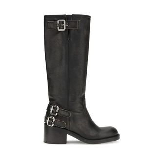 Chlo&eacute; Dakota Biker Boots mit Paddington-Schnallen - - Shoes - Damen - Schwarzk - 36 EU