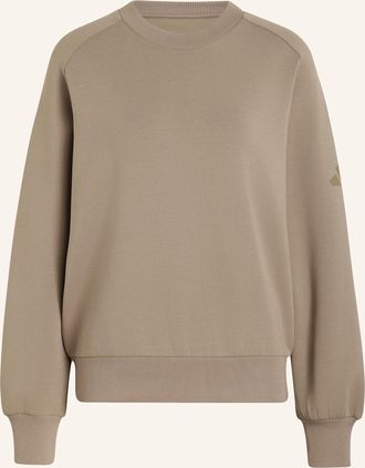 adidas Soft Lux Sweatshirt, Locker Geschnitten beige