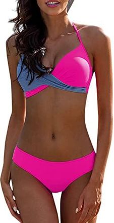 Generic Ensemble bikini sexy et &eacute;l&eacute;gant - Deux pi&egrave;ces - Triangle - Col en V - Maillot de bain push-up - Maillot de bain - Maillot de bain incurv&eacute; - Bas de bik