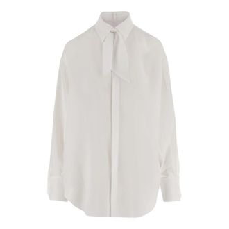 SA SU PHI Seidenhemd - - Blouses & Shirts - Damen - Wei&szlig; - XL