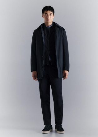 Mango Parka pliable avec capuchon amovible technologie Thermore bleu marine - Homme - XXL - MANGO MAN