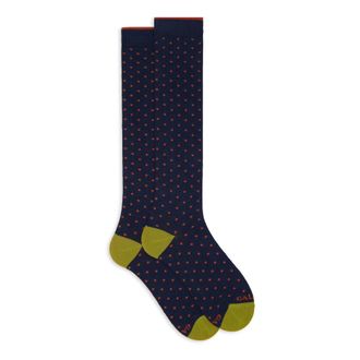 Gallo Gallo, Femme, Sous-v&ecirc;tements, Multicolore, Taille: ONE Size Chaussettes Longues en Coton &agrave; Pois