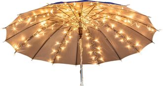 Globo Lighting Globo LED-Schirmbeleuchtung - Transparent - L 8 m - mit 120 LED´s 3400-120D