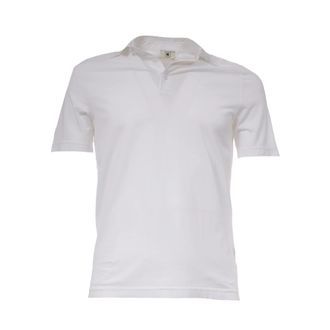 Kired Baumwoll Polo Shirt - - Tops - Herren - Wei&szlig; - 5XL