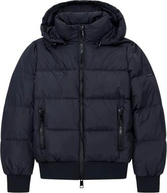 A|X Armani Exchange Femme, Vestes, Noir, Taille: 38 FR Doudoune matelassée à capuche