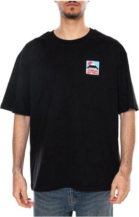 Edwin Homme, Tops, Noir, Taille: L Sunset On Fuji San T-Shirt