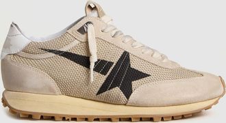 Golden Goose Baskets Running Marathon Beige/Black