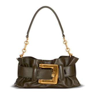 Balmain Femme, Sacs, Brun, Taille: ONE Size Mini sac bandouli&egrave;re Anthem