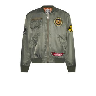 John Richmond Bomberjacke - - Jackets - Herren - Gr&uuml;n - XS