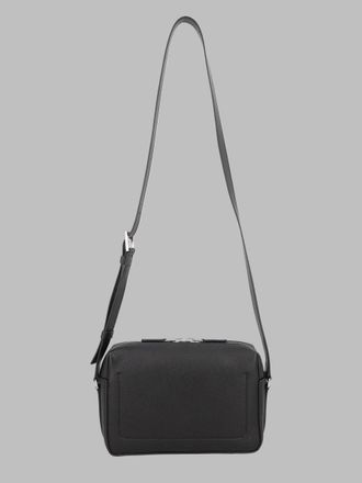 Tom Ford Mens Hammered Leather Shoulder Bag Black Calf