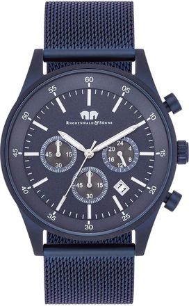 Rhodenwald & S&ouml;hne Uhren - Herren Armbanduhr Goodwill Edelstahl - Gr. unisize - in Blau - f&uuml;r Damen