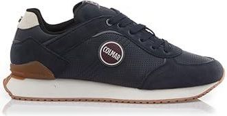 Colmar Baskets Homme Travis Block 018 en tissu gris, bleu marine, 45 EU