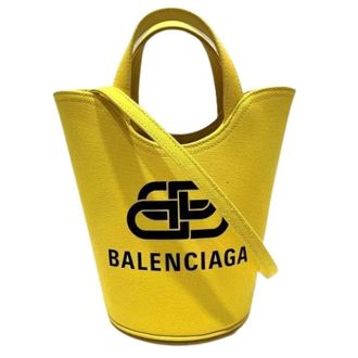 Balenciaga Sac cabas en toile de coton Pre-owned - Femme - Pre-owned - Jaune - Taille: ONE Size