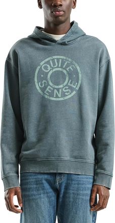 QS by s.Oliver Gewaschener Hoodie mit Frontdruck