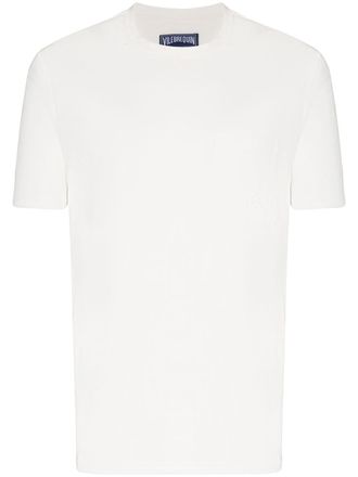 Vilebrequin Titan T-Shirt mit Tasche - Wei&szlig;