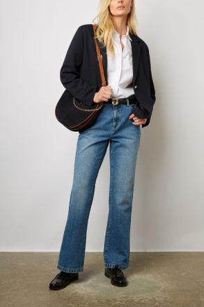 Gerard Darel Blazer &agrave; boutons grav&eacute;s - BUFFY - Marine