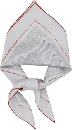 Jacquemus Femme, Accessoires, Blanc, Taille: ONE Size Silky Scarves