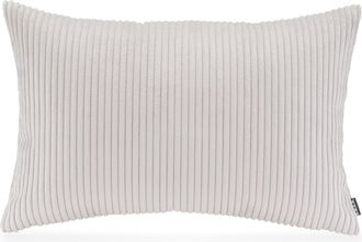 H.O.C.K. Corduroy Cord Kissen inkl. Füllung Größen (60x40cm, Beige)