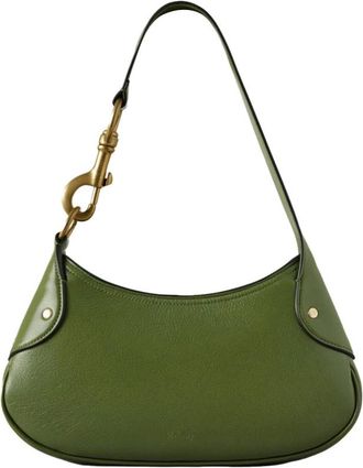 Mulberry Femme, Sacs, Vert, Taille: ONE Size Small Hackney Shoulder Bag