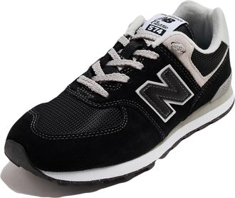 New Balance Jungen Sneaker, Wildleder, Schwarz, 37.5 EU