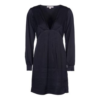 Michael Kors Pinafore-Kleid aus Metall- kurz - - Dresses - Damen - Schwarzk - XS