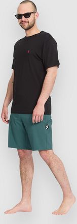 Volcom Lido Solid Mod 20 Boardshorts rifle green