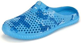 Saguaro Sabots de Plage Homme Femme Respirant Confortables Sandale de Jardin Antid&eacute;rapant Bleu 38EU