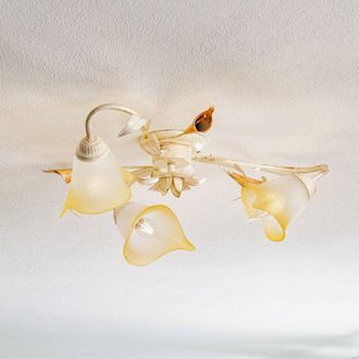 Onli [NEUWERTIG] B-Ware Onli Deckenleuchte Lucrezia Dreiflammig Elfenbein Deckenlampe Lampe Leuchte Spot